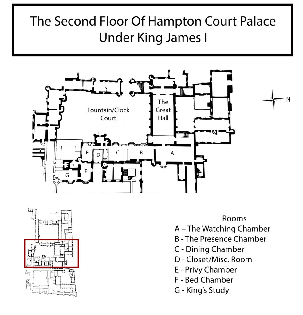 Hampton Court tracing – ready for photoshop | King James Bible History
